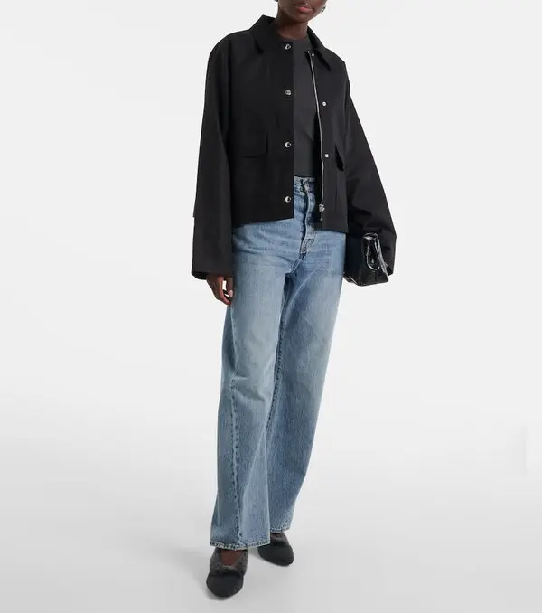 TOTEME Shearling-lined Ballet Flats