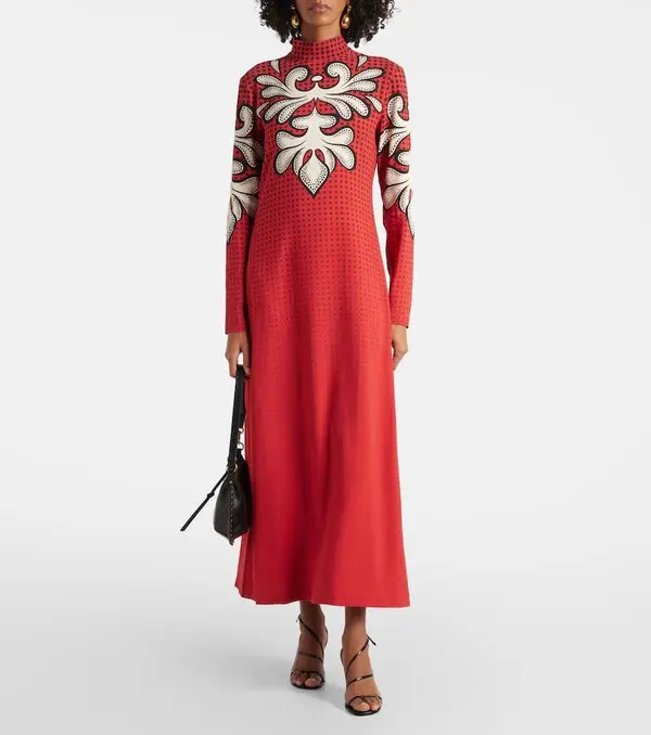 La DoubleJ Halle Printed Midi Dress - Multicoloured