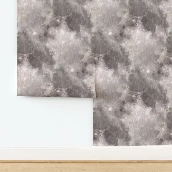 Spoonflower Lunar Moon Texture Planet Space Map Modern Custom Removable Wallpaper