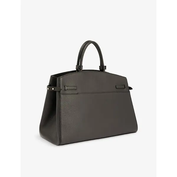 DEMELLIER The Hudson Leather Tote Bag - Black