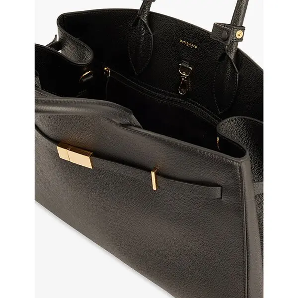 DEMELLIER The Hudson Leather Tote Bag - Black