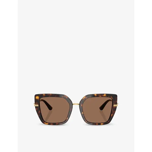 Dolce & Gabbana Dg4474 Cat-eye Sunglasses - Brown