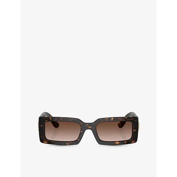 Dolce & Gabbana Dg4416 Rectangle Sunglasses - Brown
