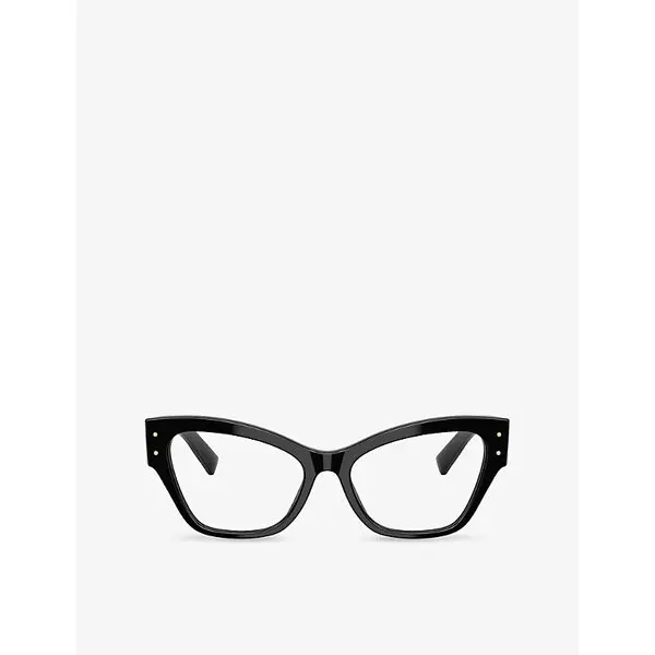 Dolce & Gabbana Dg3404 Irregular-frame Optical Glasses - Black