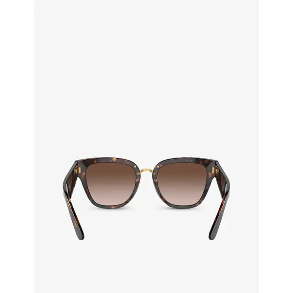 Dolce & Gabbana Dg4437 Square-frame Sunglasses - Brown