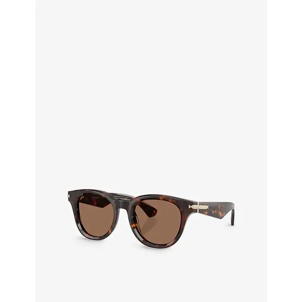 Burberry Be4439 Round-frame Sunglasses - Brown