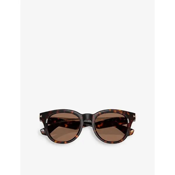 Burberry Be4439 Round-frame Sunglasses - Brown