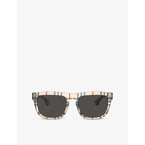 Burberry Rectangle Frame Sunglasses - Grey