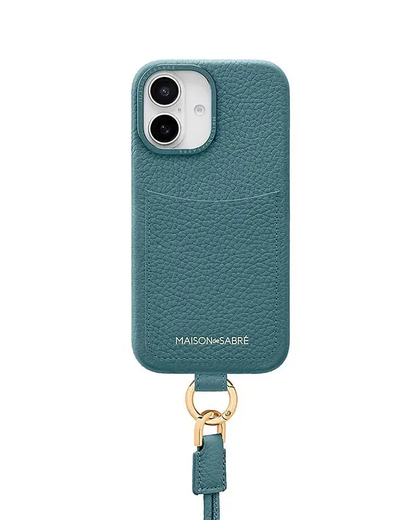 MAISON DE SABRE Maison De Sabra Sling Phone Case - Bondi Blue