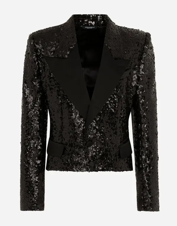 Dolce & Gabbana Sequined Single-breasted Jacket