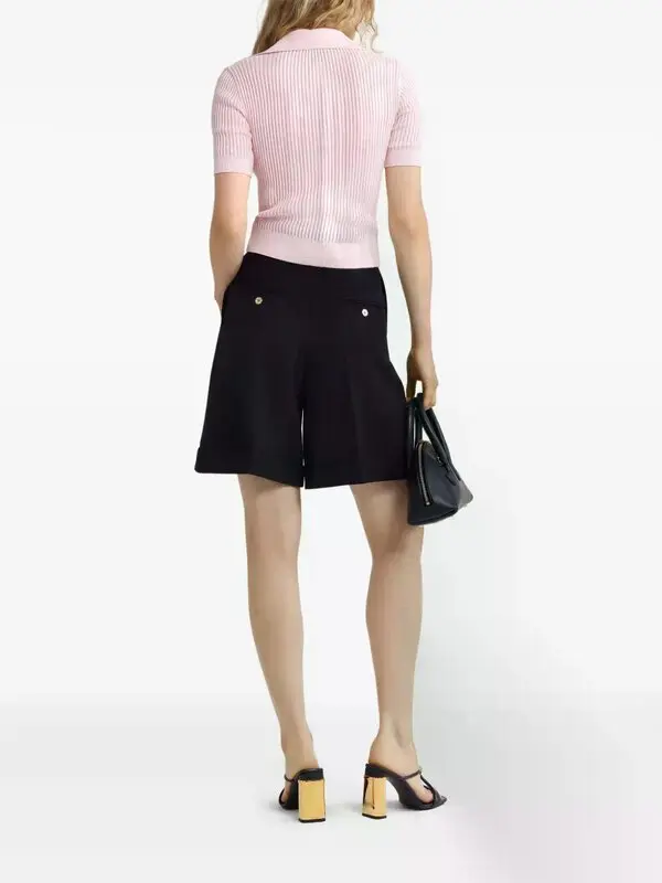 PATOU Button Shorts - Blue