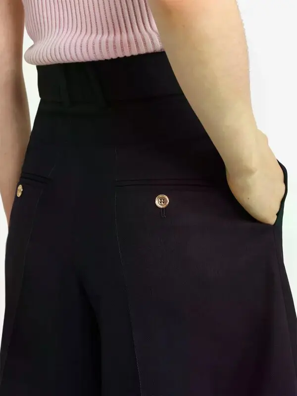 PATOU Button Shorts - Blue