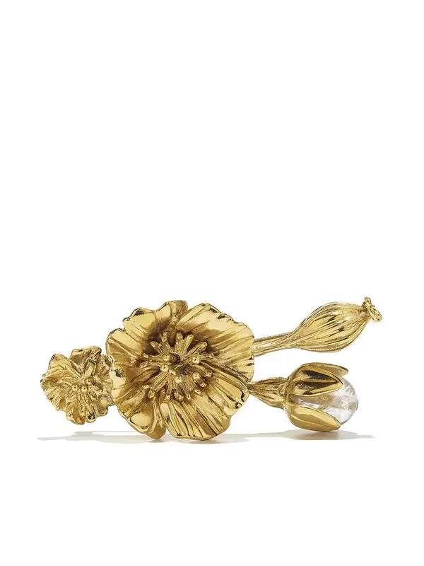 GOOSSENS Fleur De Pavot Bouquet Brooch - Gold
