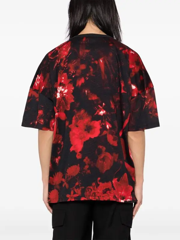 Alexander McQueen Dropped Shoulder T-shirt