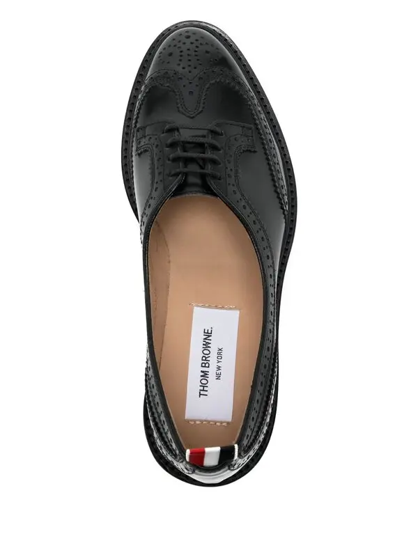 Thom Browne Low Throat Wingtip Derby Shoes
