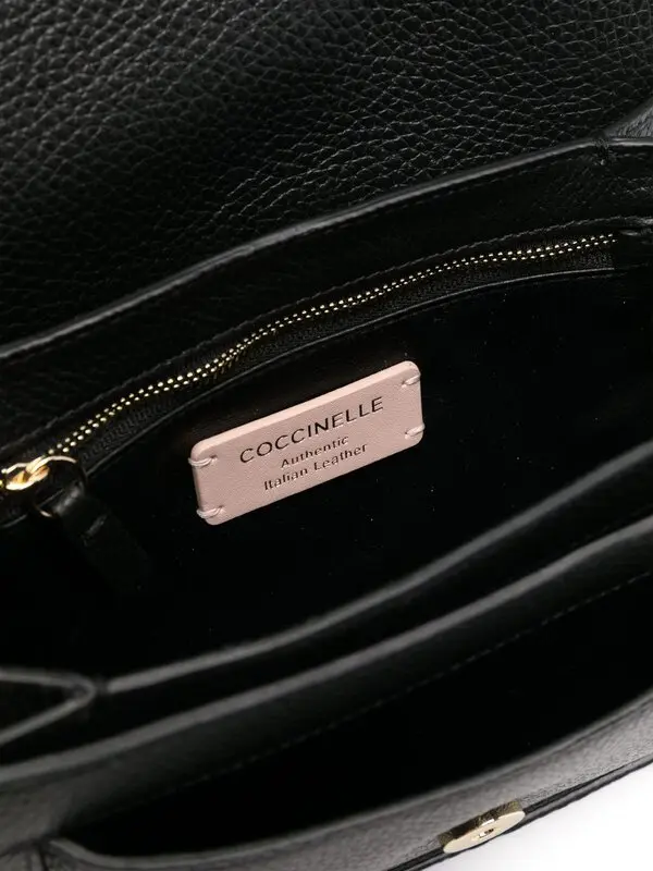 COCCINELLE Leather Cross Body Bag - Black