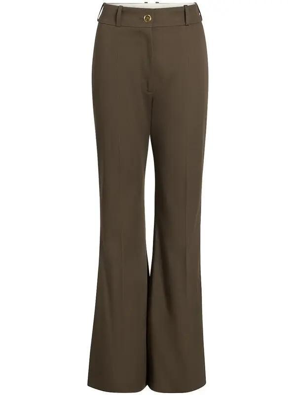 Patou Gabardine Flared Trousers