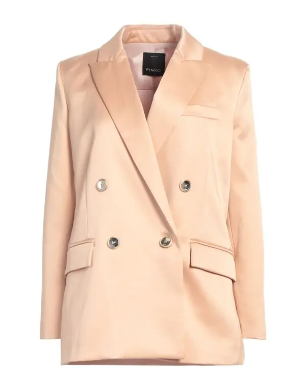 Pinko Double-breasted Polyester Elastane Blazer