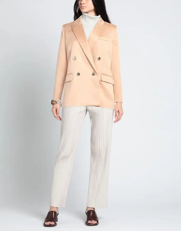 Pinko Double-breasted Polyester Elastane Blazer
