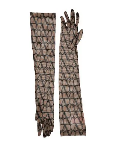 Valentino Garavani Gloves In Polyamide And Elastane - Black