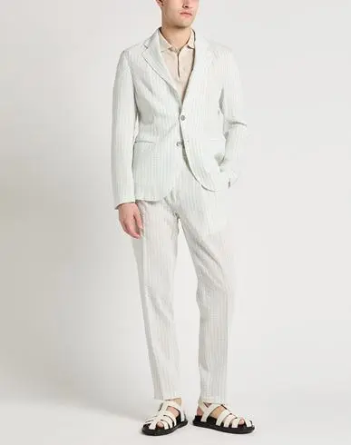 Emporio Armani Suit Size Cotton, Viscose, Linen, Silk