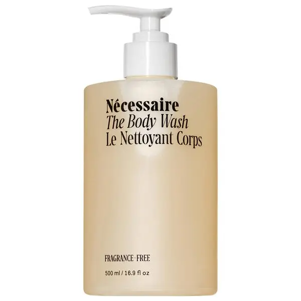 Nécessaire The Body Wash Fragrance-free Barrier Cleanse With Niacinamide, 5 Essential Ceramides + Hyaluronic Acid With Pump - One-color