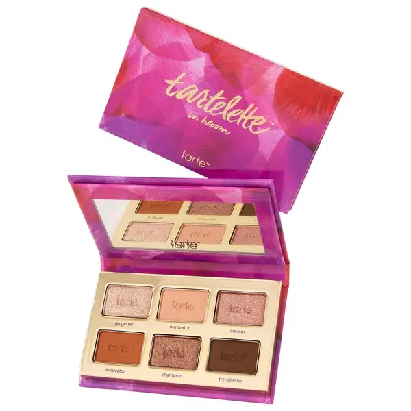 TARTE Mini Tartelette In Bloom Amazonian Clay Neutral Eyeshadow Palette - Go Getter (light Golden Shimmer) Motivator (matte Beige) Creator (rose Gold Shimmer) Innovator (matte Tan) Champion (rosy Bronze Shimmer) Trendsetter (matte Brown)
