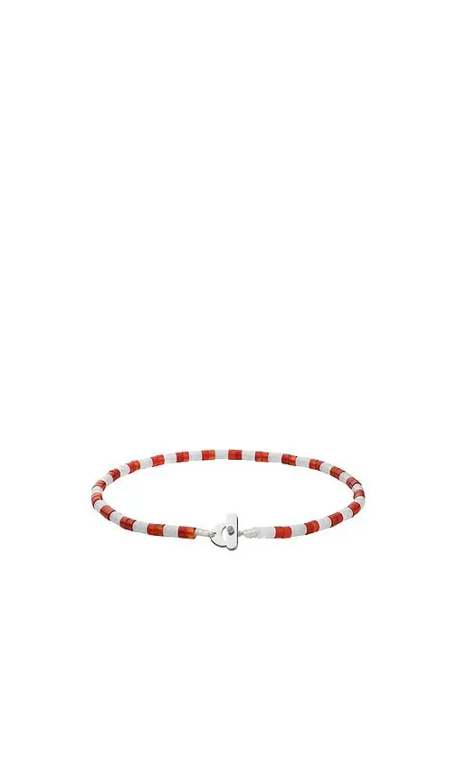 Miansai Kai Carnelian Bracelet - Red & White