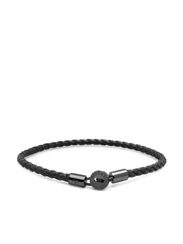 NIALAYA JEWELRY Braided Cord Bracelet - Black