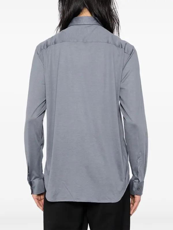 Brioni Classic Collar Shirt - Blue