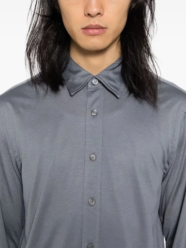 Brioni Classic Collar Shirt - Blue