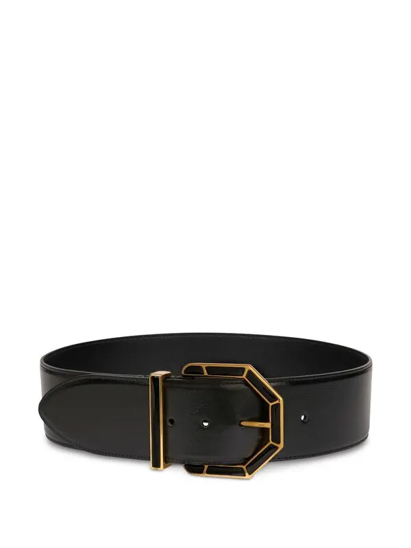 Etro Leather Belt - Black