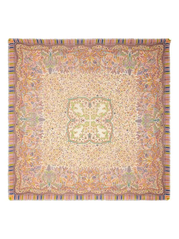 Etro Paisley-print Scarf - Neutrals