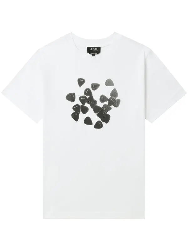 A.p.c. Logo-print T-shirt - White