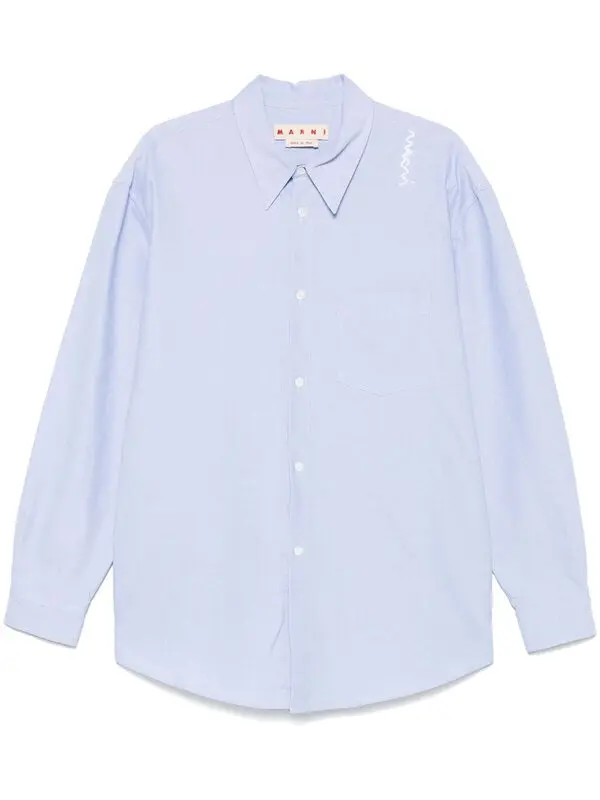 Marni Logo-embroidered Shirt