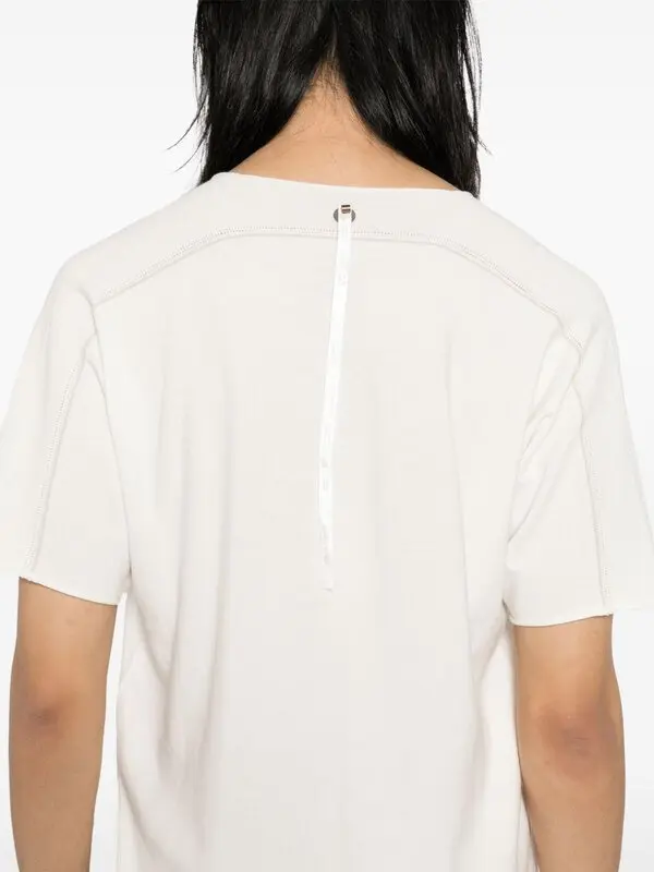 LABEL UNDER CONSTRUCTION Raw Edge T-shirt - White