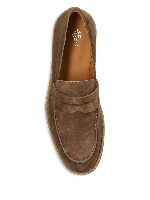 Eleventy Suede Loafers