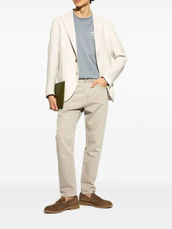 Eleventy Suede Loafers