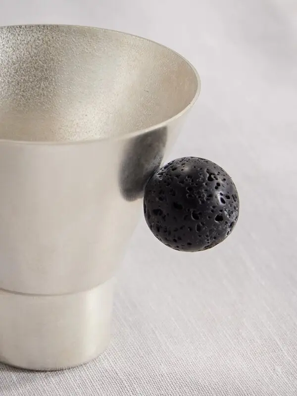 NATALIA CRIADO Lava -plated And Lava Stone Cup