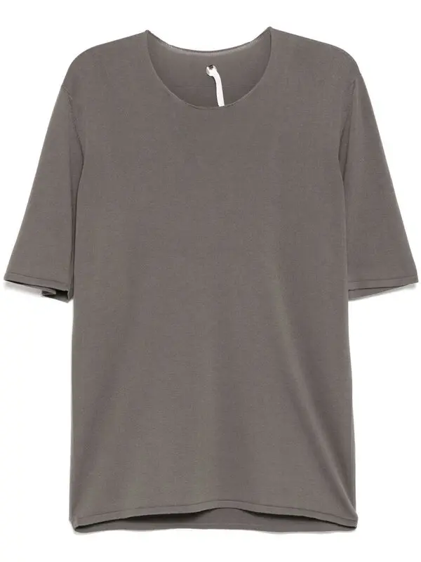 LABEL UNDER CONSTRUCTION Raw Edge T-shirt - Grey