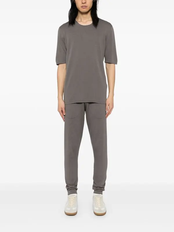 LABEL UNDER CONSTRUCTION Raw Edge T-shirt - Grey