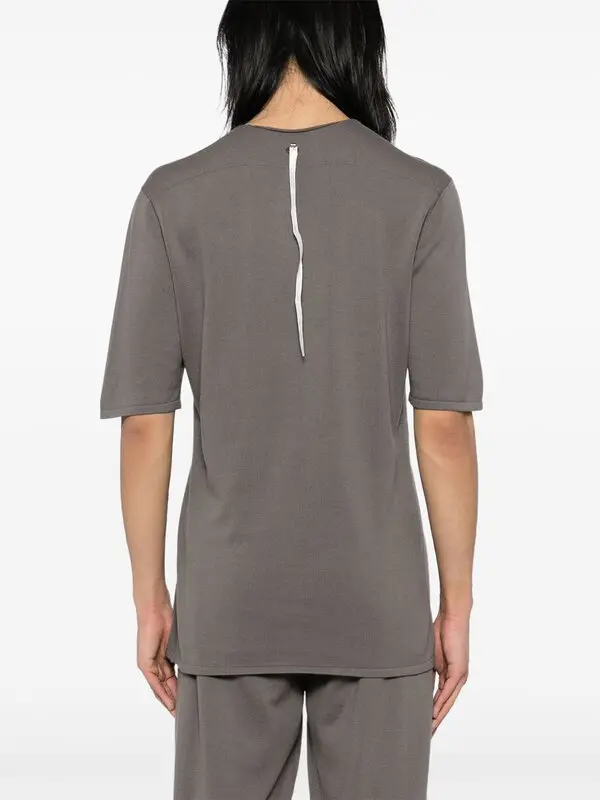 LABEL UNDER CONSTRUCTION Raw Edge T-shirt - Grey