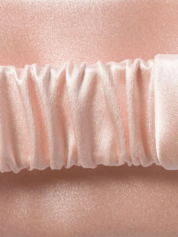 Miu Miu Pink Logo Satin Padded Headband 71618524?w=400 main image 3