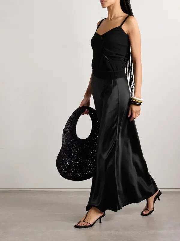 chinese dress ladies Ivory Cutout-Knot Maxi Dress