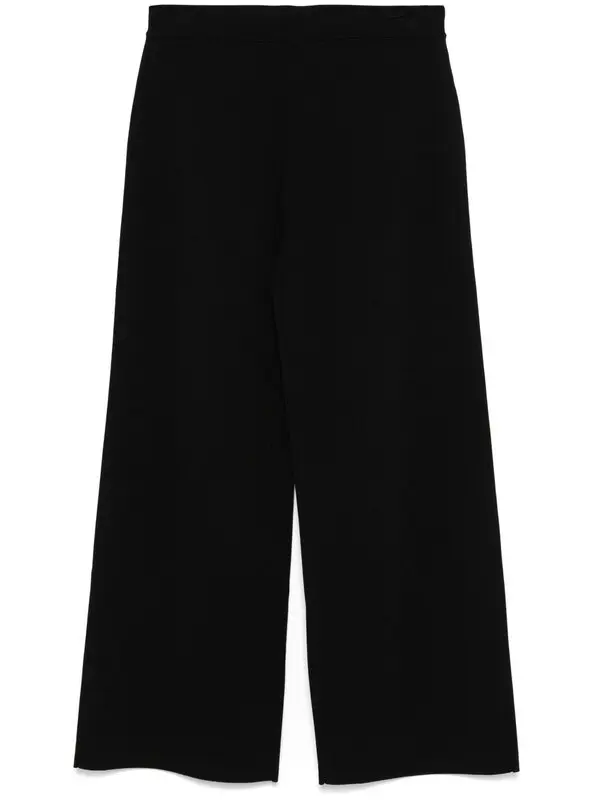 P.a.r.o.s.h Wide-leg Trousers - Black