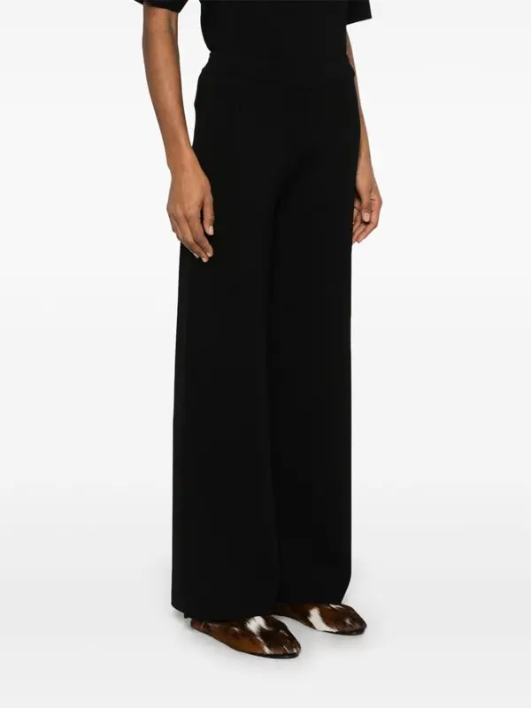 P.a.r.o.s.h Wide-leg Trousers - Black
