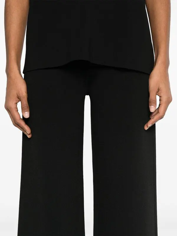 P.a.r.o.s.h Wide-leg Trousers - Black