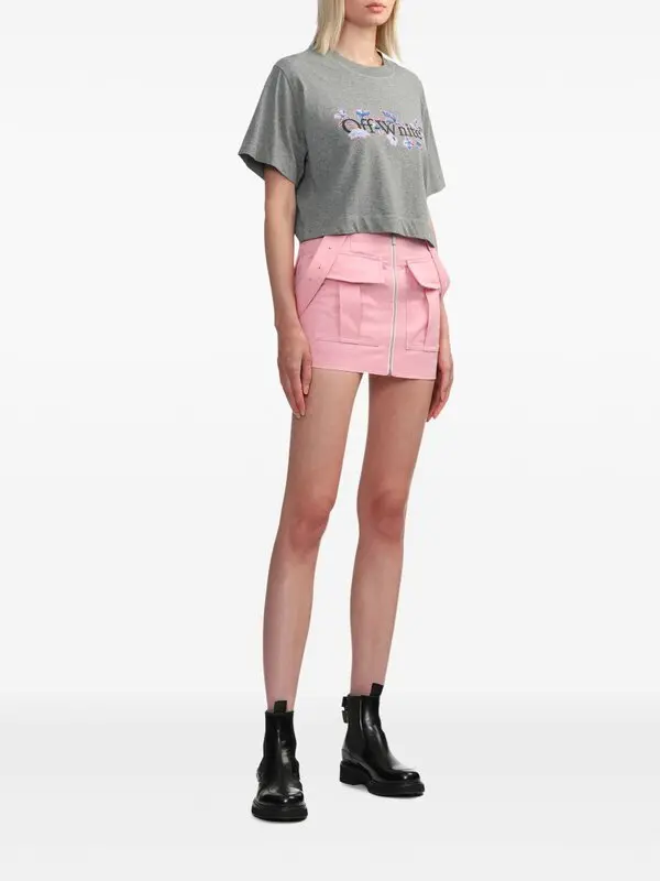 Off-White Cargo Mini Skirt