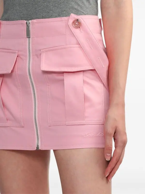 Off-White Cargo Mini Skirt