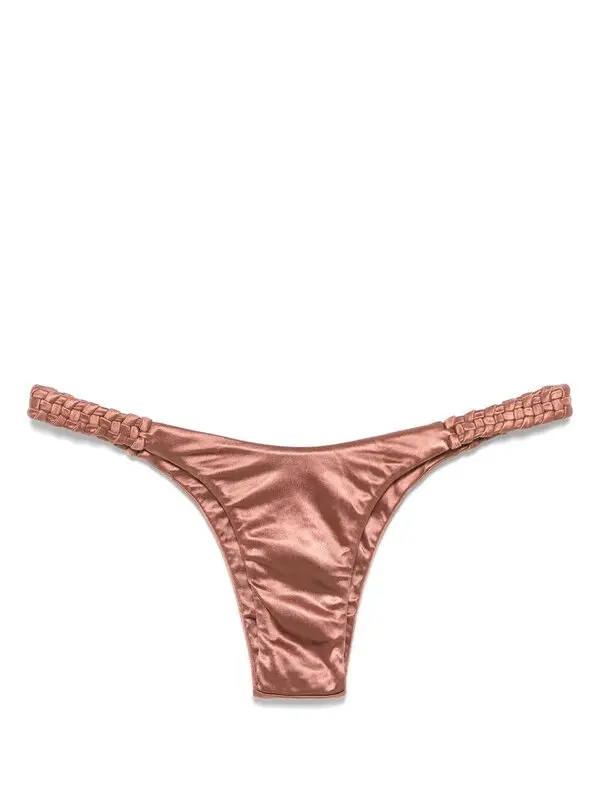 ISA BOULDER Highweave Bikini Bottoms - Brown